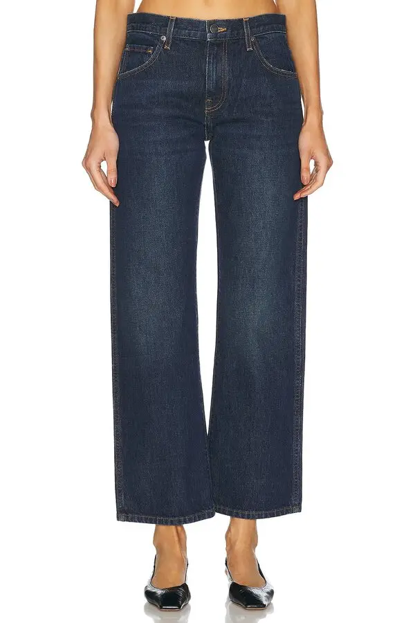 Khaite Kerrie Straight Leg Jeans
