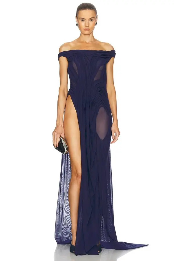 di petsa blue dress Wetlook Off Shoulder Long In Navy - 65% Off group:Lifestyle Basics Black 2-drawer Dressers - Size:UK 8 / US 9 / EUR 42 7% elastane Slips on