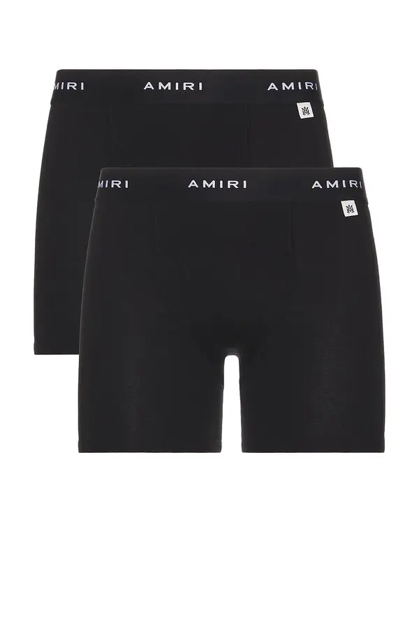 Amiri Brief Boxer 2-pack - Black