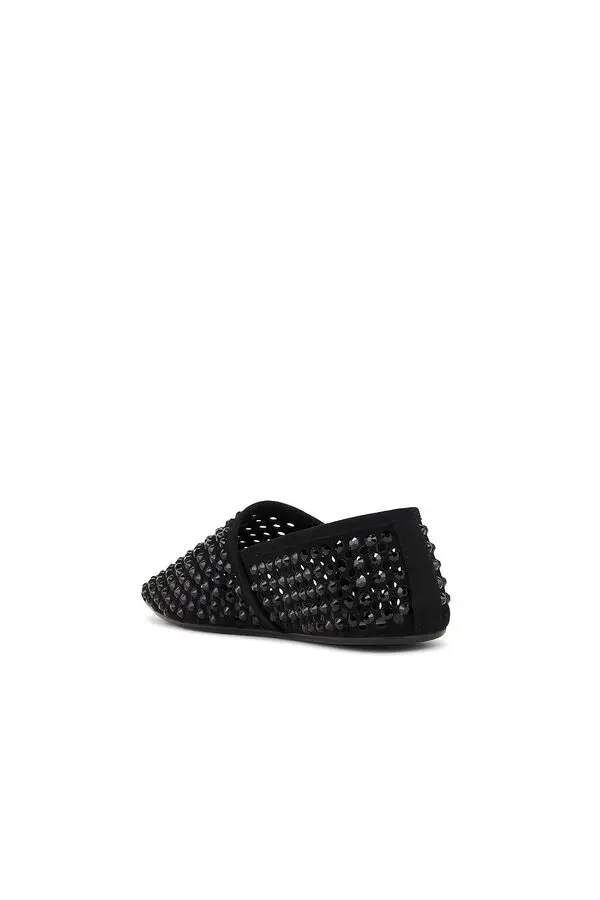 Saint Laurent Jacques Suede & Swarovski Loafers