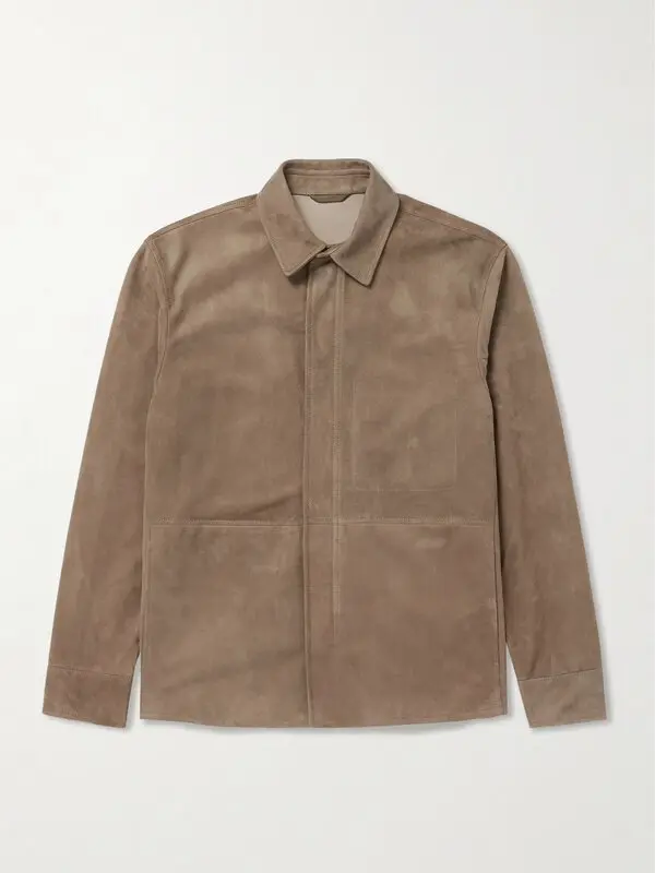 Loro Piana Kim Suede Overshirt