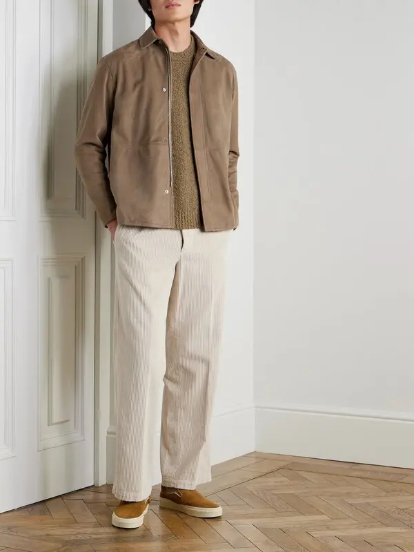 Loro Piana Kim Suede Overshirt