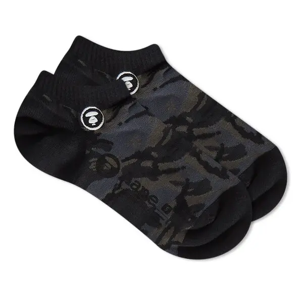 A BATHING APE Aape Main Socks - Black