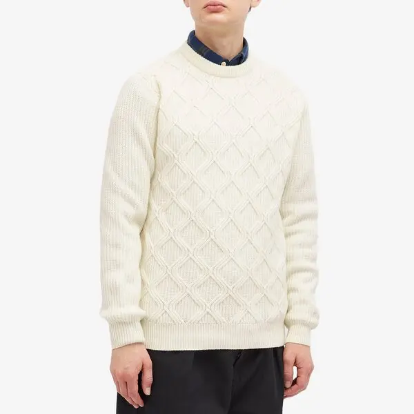 FORET Bow Cable Knit Jumper