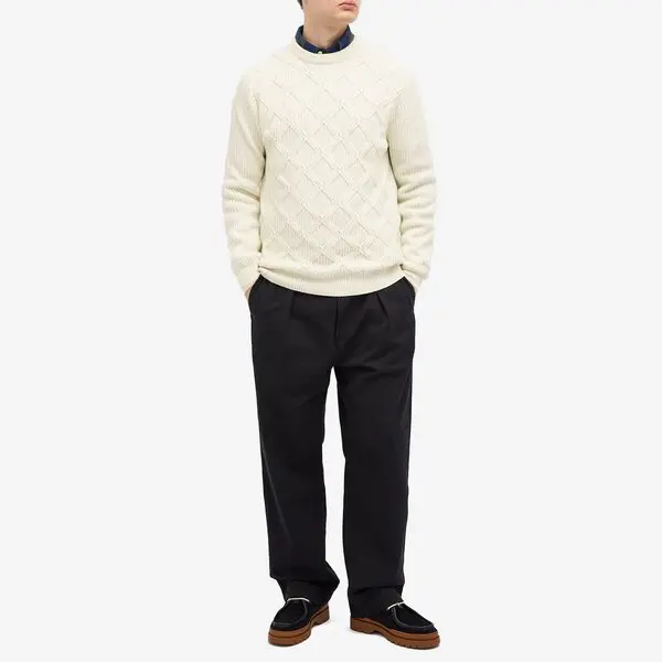 FORET Bow Cable Knit Jumper