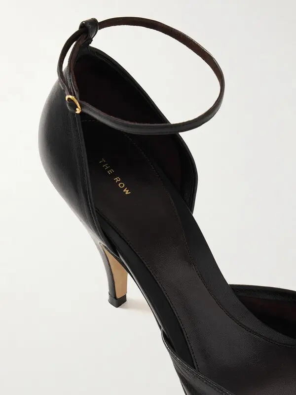 THE ROW Liisa D'orsay Leather Pumps