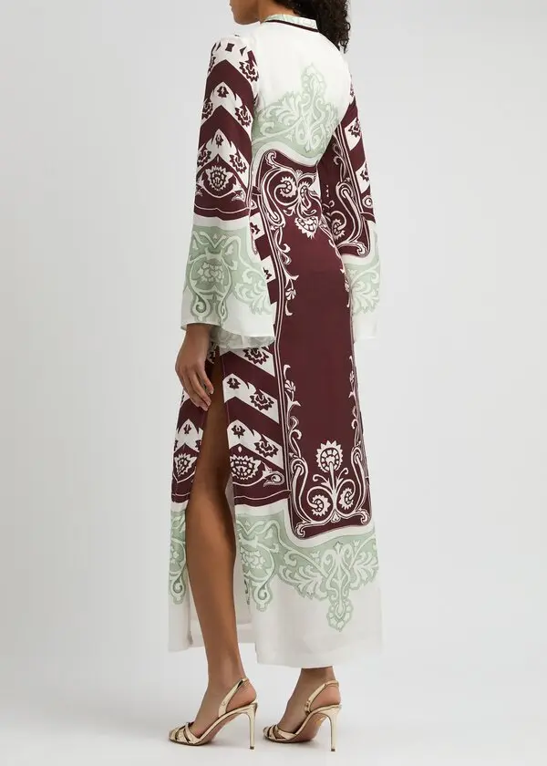 Lug Von Siga Lilah Printed Maxi Dress