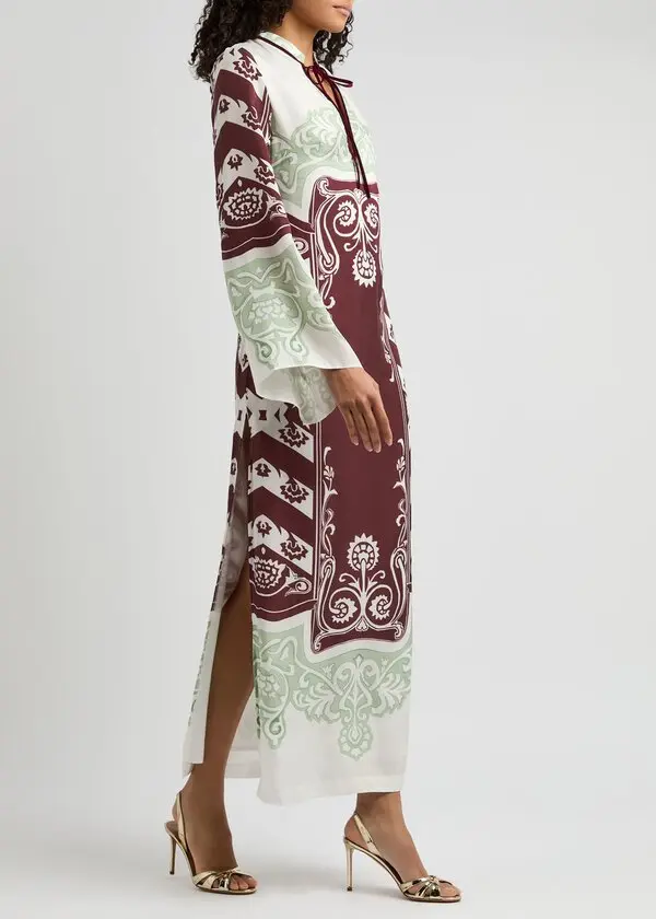 Lug Von Siga Lilah Printed Maxi Dress