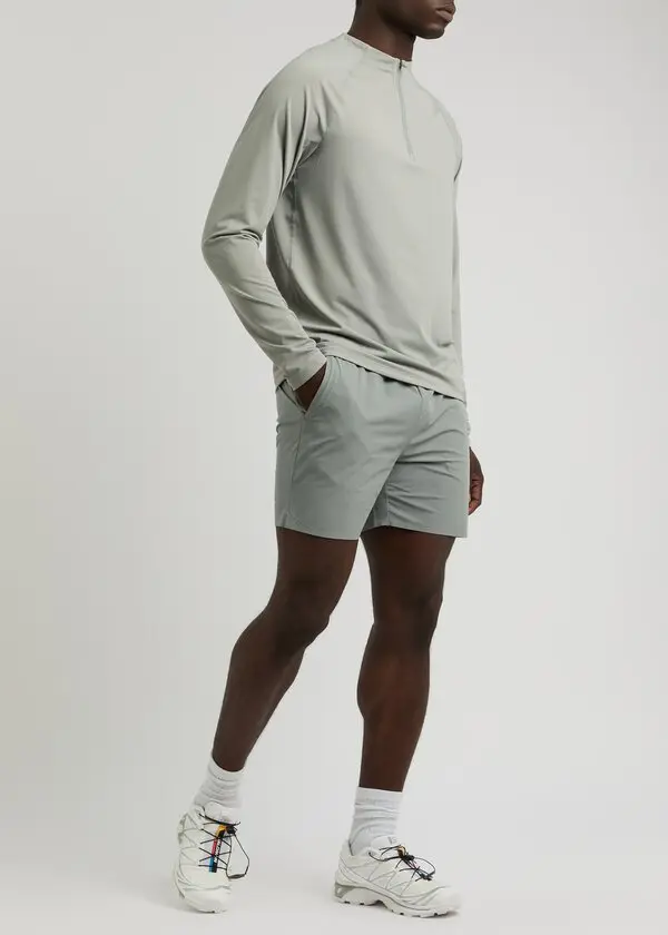 CONDITION Core Quarter-zip Stretch-jersey Top