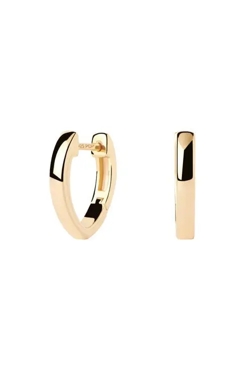 PDPAOLA Duke Hoop Earrings - Gold