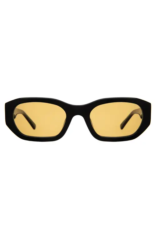 LYNDON EYEWEAR La Gorce Sunglasses - Black / Yellow