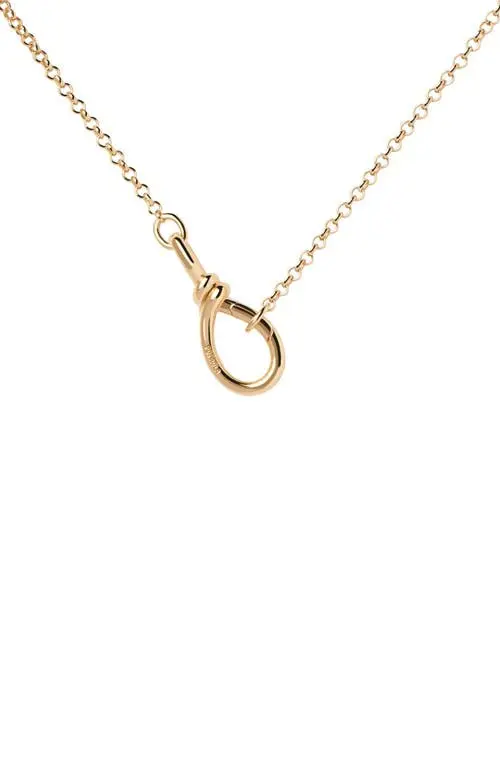 PDPAOLA Stacker Clasp Chain Necklace - Gold