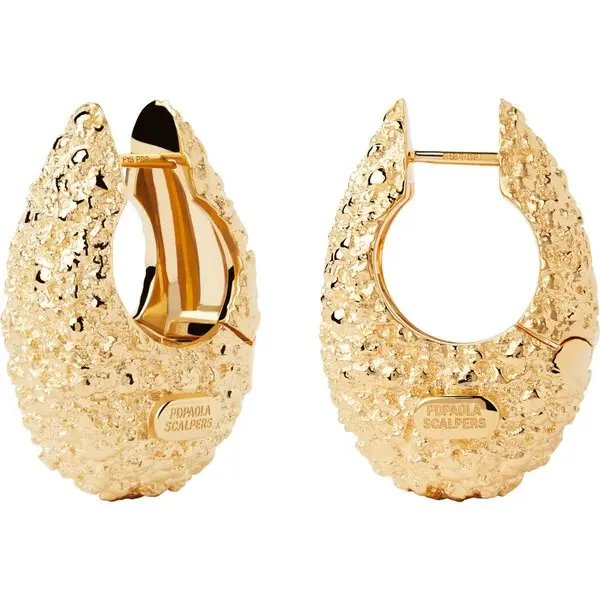PDPAOLA Marina Hoop Earrings - Gold