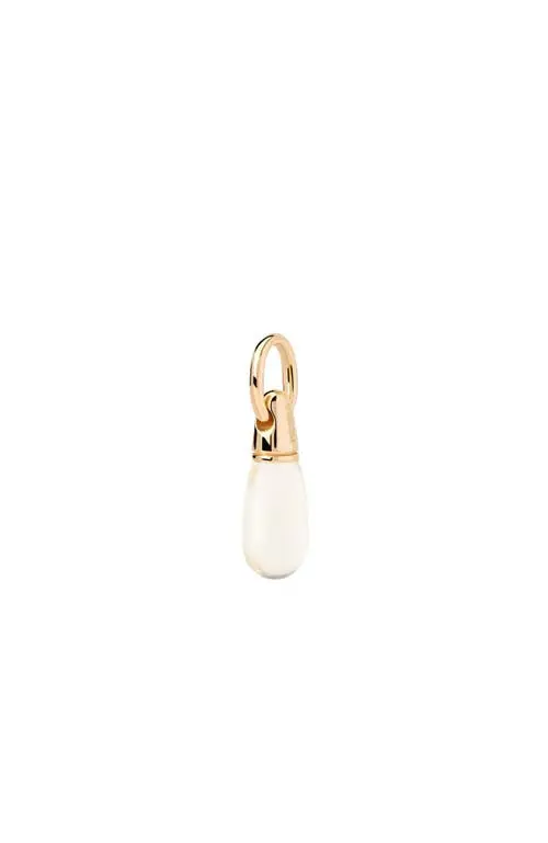 PDPAOLA Rock Crystal Drop Pendant - Clear Quartz