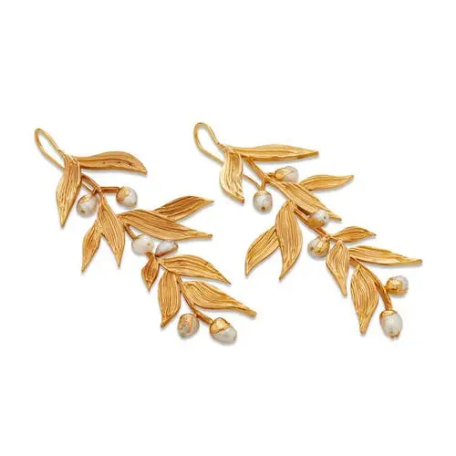DHWANI BANSAL Isaro Chandelier Earrings - Gold Plated