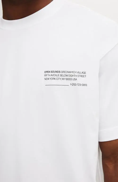 COTTON ON Box Fit Text T-shirt - White Open Sounds