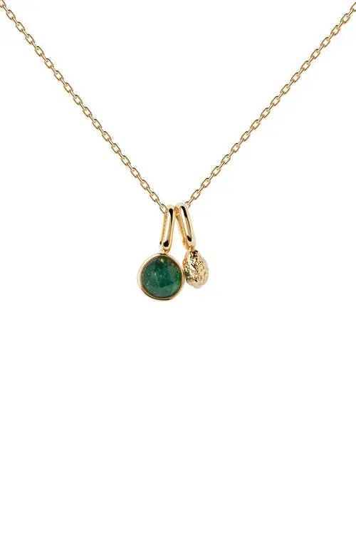 PDPAOLA Oasis Necklace - Green Aventurine