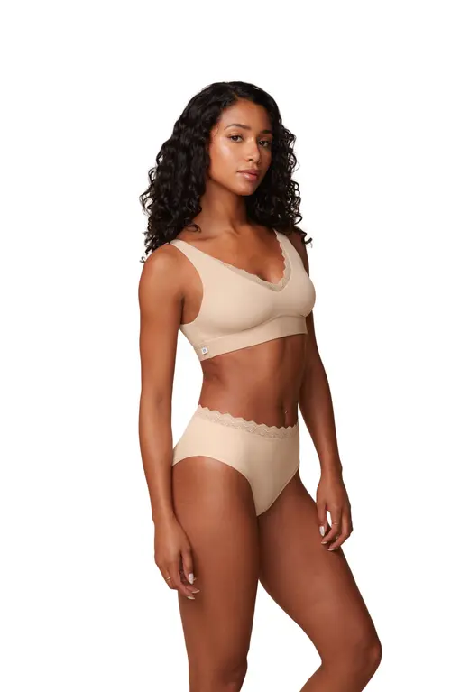 HARPER WILDE Bliss Lace Bralette - Beige