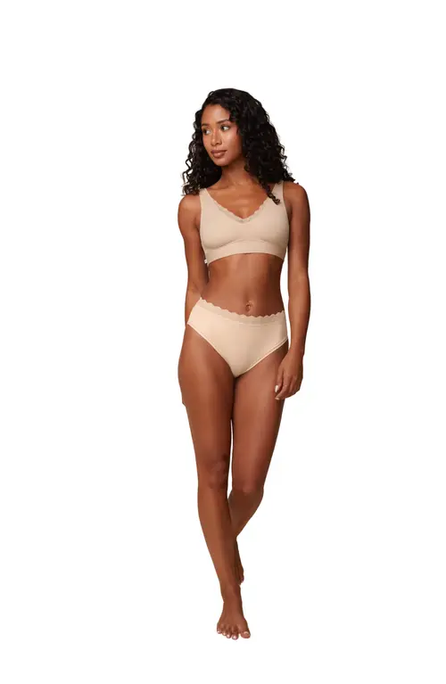 HARPER WILDE Bliss Lace Bralette - Beige