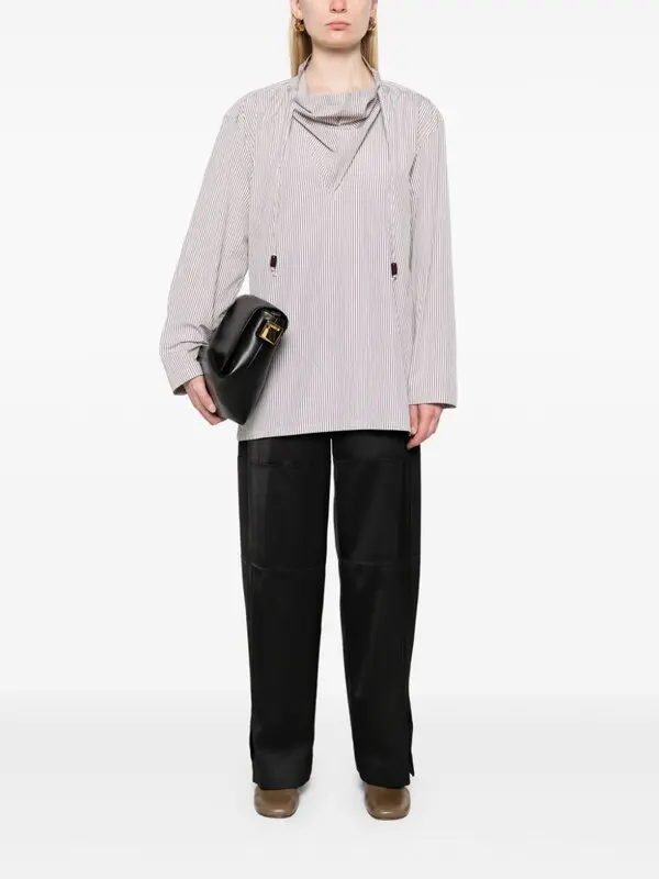 JIL SANDER Silk Twill Trousers
