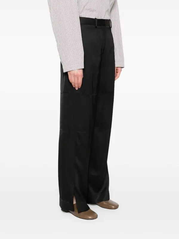 JIL SANDER Silk Twill Trousers