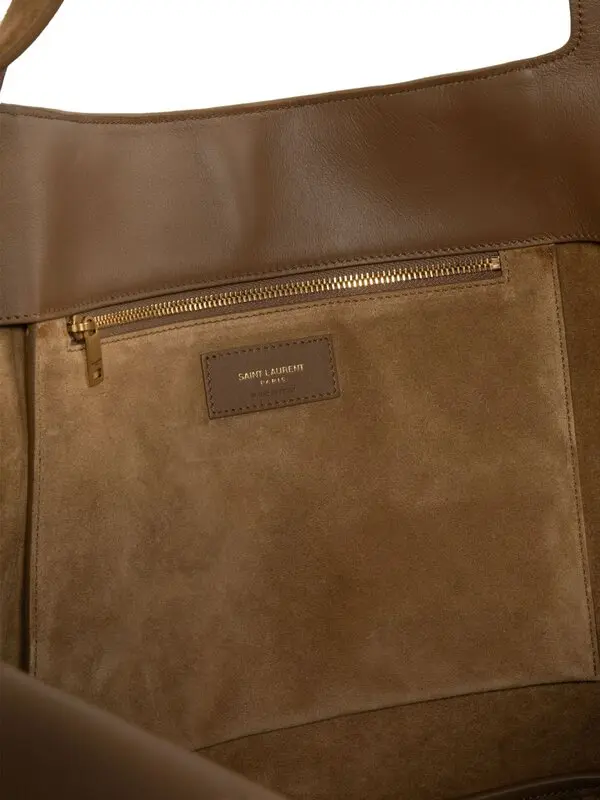 Saint Laurent Le 5 À 7 Bea Tote Bag - Brown