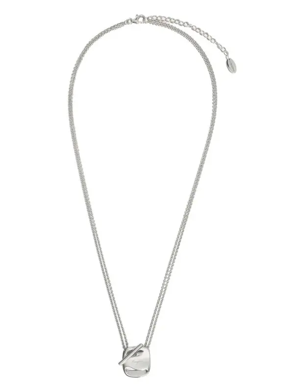 FERRAGAMO Small Vara Necklace - Silver