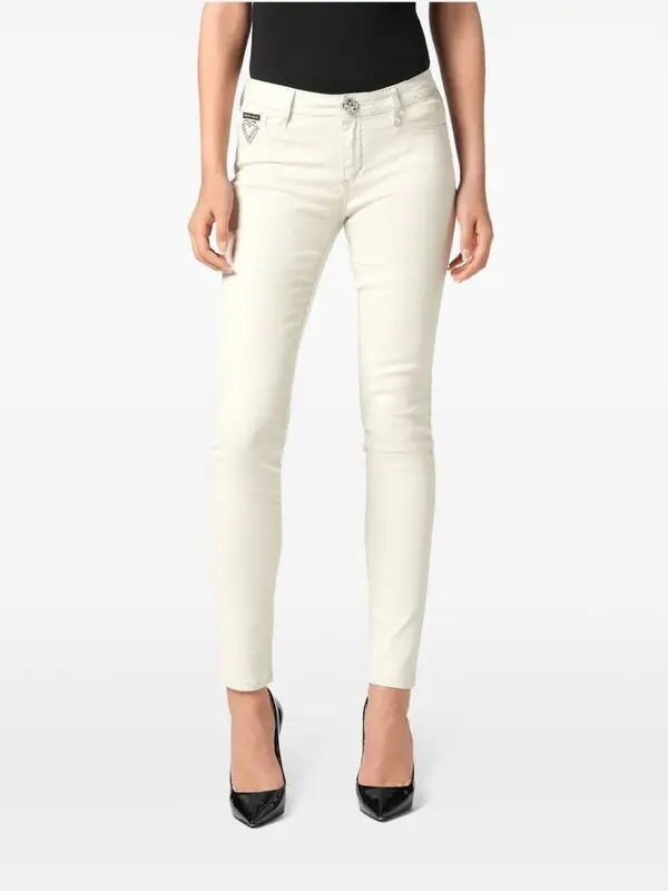 Philipp Plein Crystal-heart Jeans
