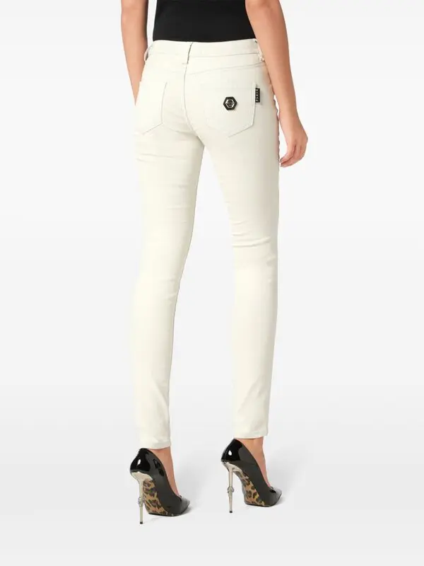 Philipp Plein Crystal-heart Jeans
