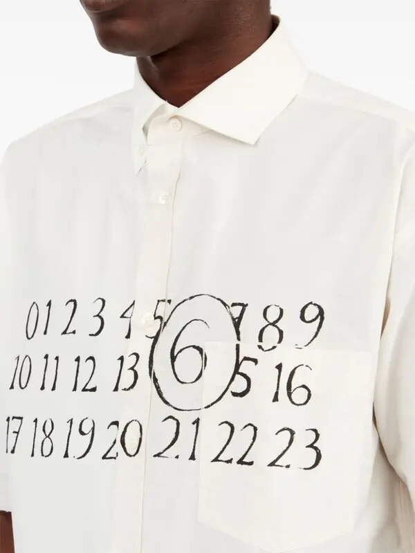MAISON MARGIELA Asymmetric Poplin Shirt