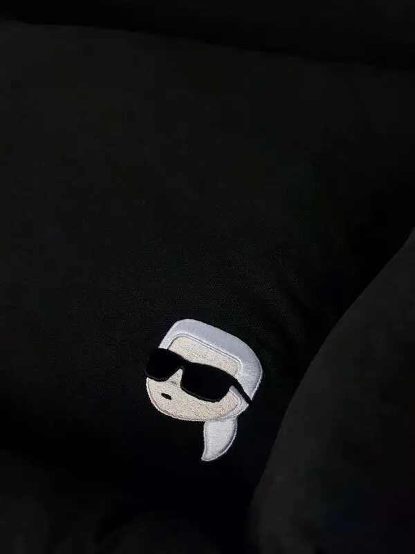 Karl Lagerfeld Logo-embroidered Dog Bed