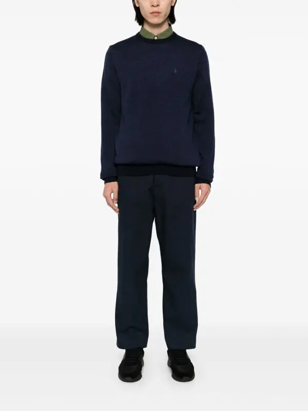 Polo Ralph Lauren Jacquard Sweater - Blue