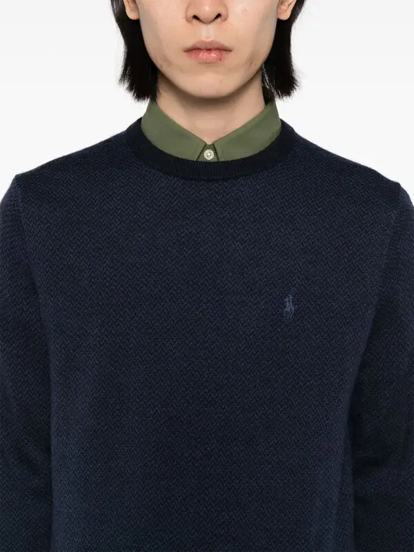 Polo Ralph Lauren Jacquard Sweater - Blue