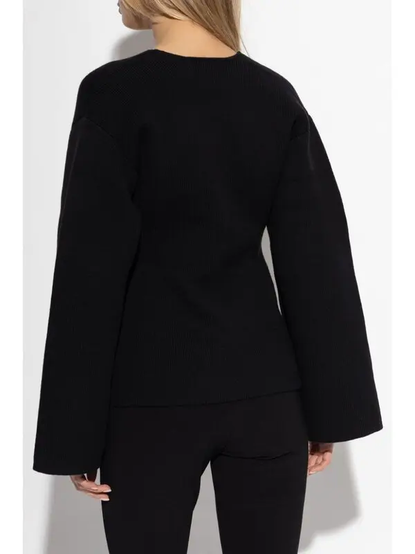 BY MALENE BIRGER Tinley Double-breasted Cardigan - Black