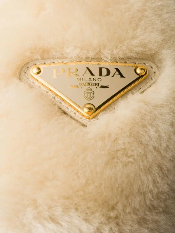 Prada Shearling Earmuffs