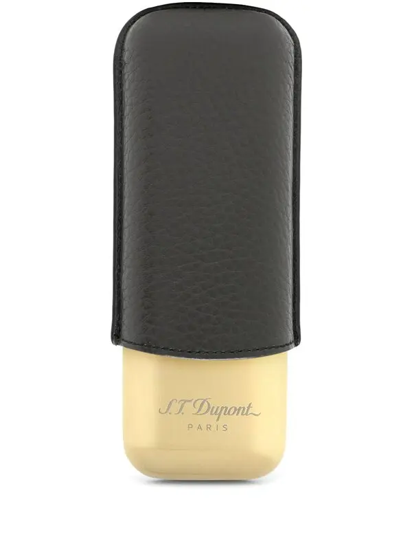 S.t. Dupont Leather Cigar Case - Green