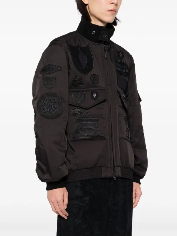 Sacai Logo Badge Bomber Jacket