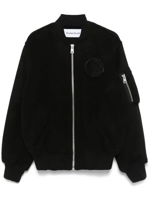 Études Studio Wool Bomber Jacket - Black