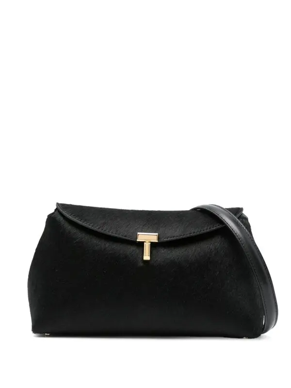 TOTEME T-lock Clutch - Black