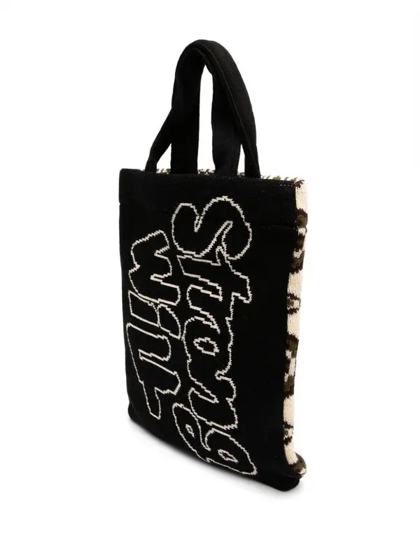 Comme Des Garçons Pattern Jacquard Tote Bag