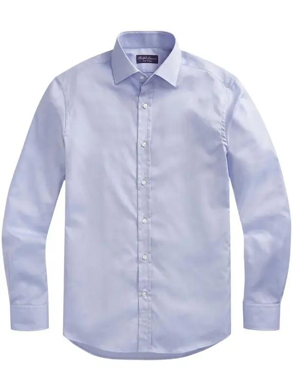 Ralph Lauren Purple Label Cotton Shirt - Blue