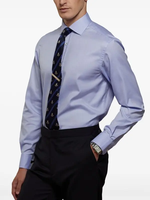 Ralph Lauren Purple Label Cotton Shirt - Blue