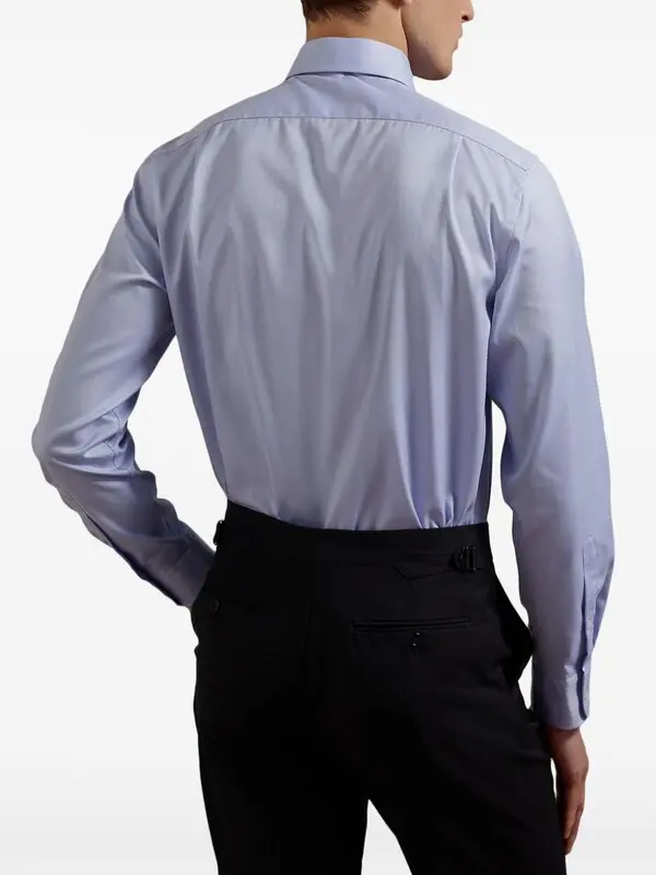 Ralph Lauren Purple Label Cotton Shirt - Blue