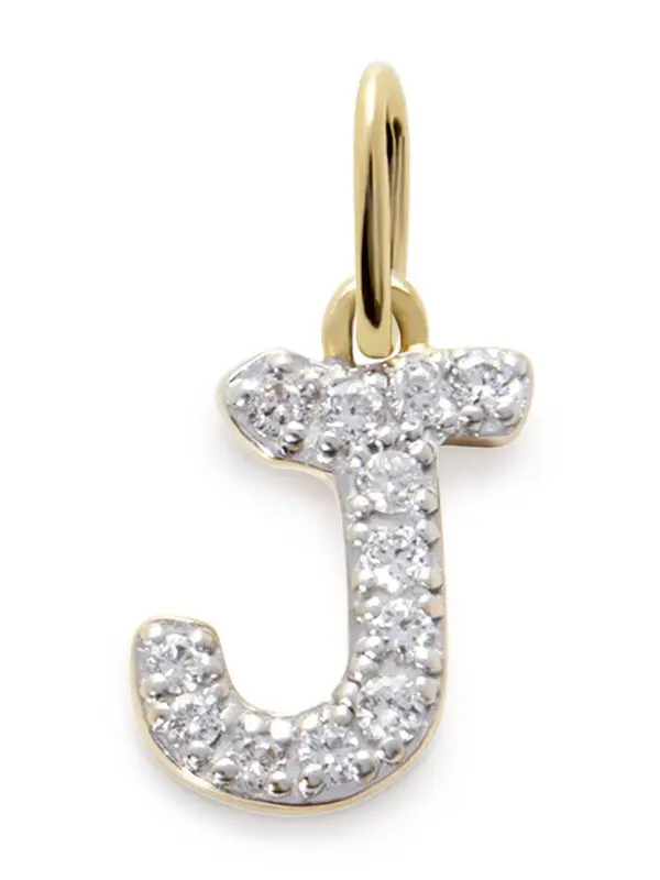 Monica Vinader 14ky Diamond Pendant - Gold