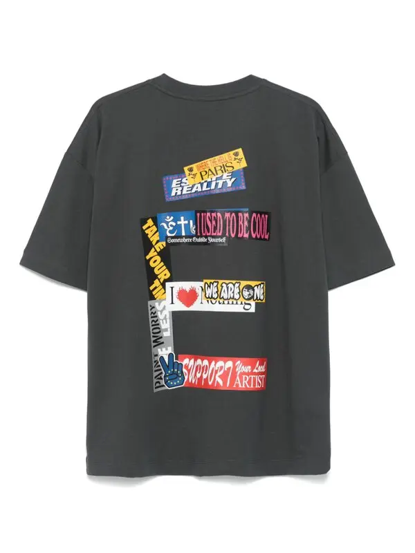 Études Studio Stickers-print T-shirt