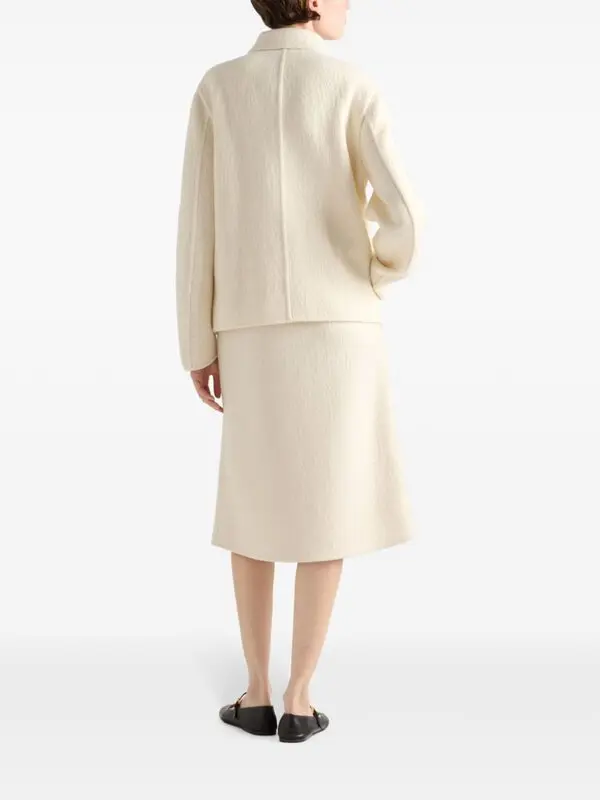 Prada Twill Midi Skirt