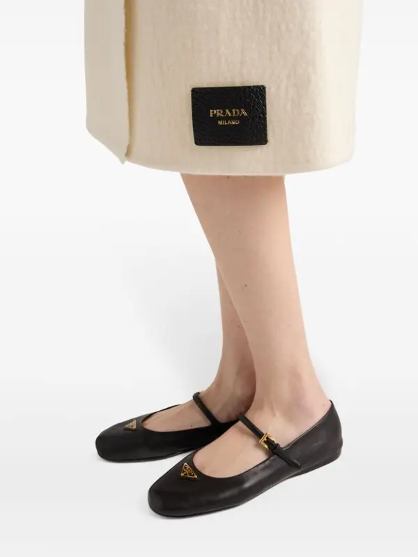 Prada Twill Midi Skirt