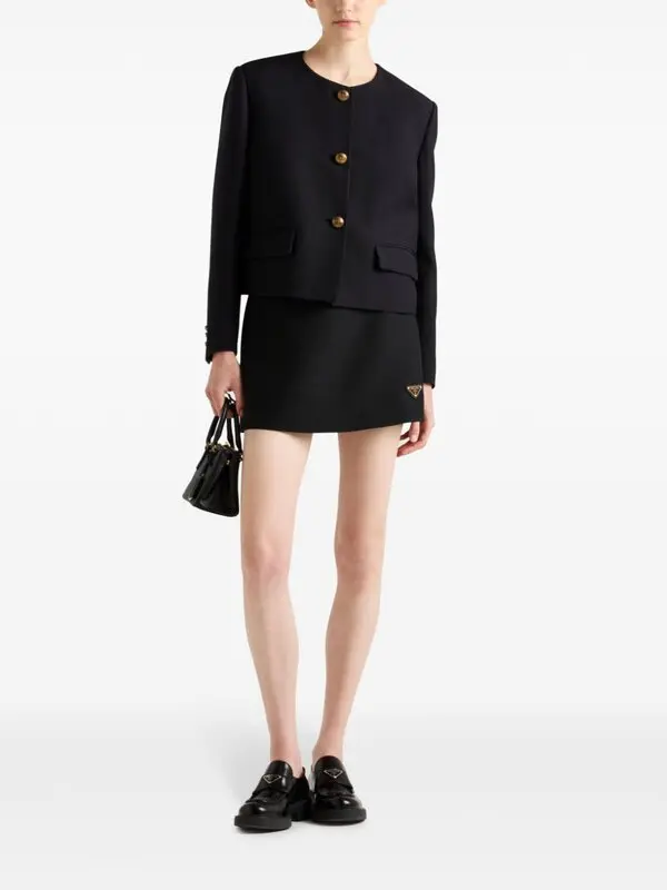 Prada Tricotine Miniskirt