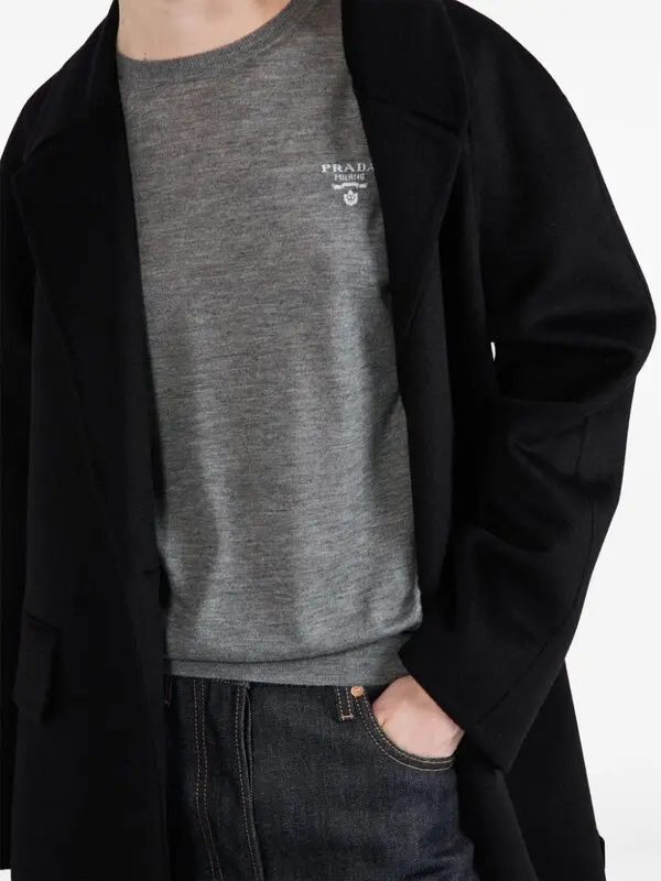 Prada Knitted T-shirt - Grey