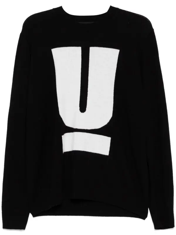 UNDERCOVERISM Logo-print Jumper - Black